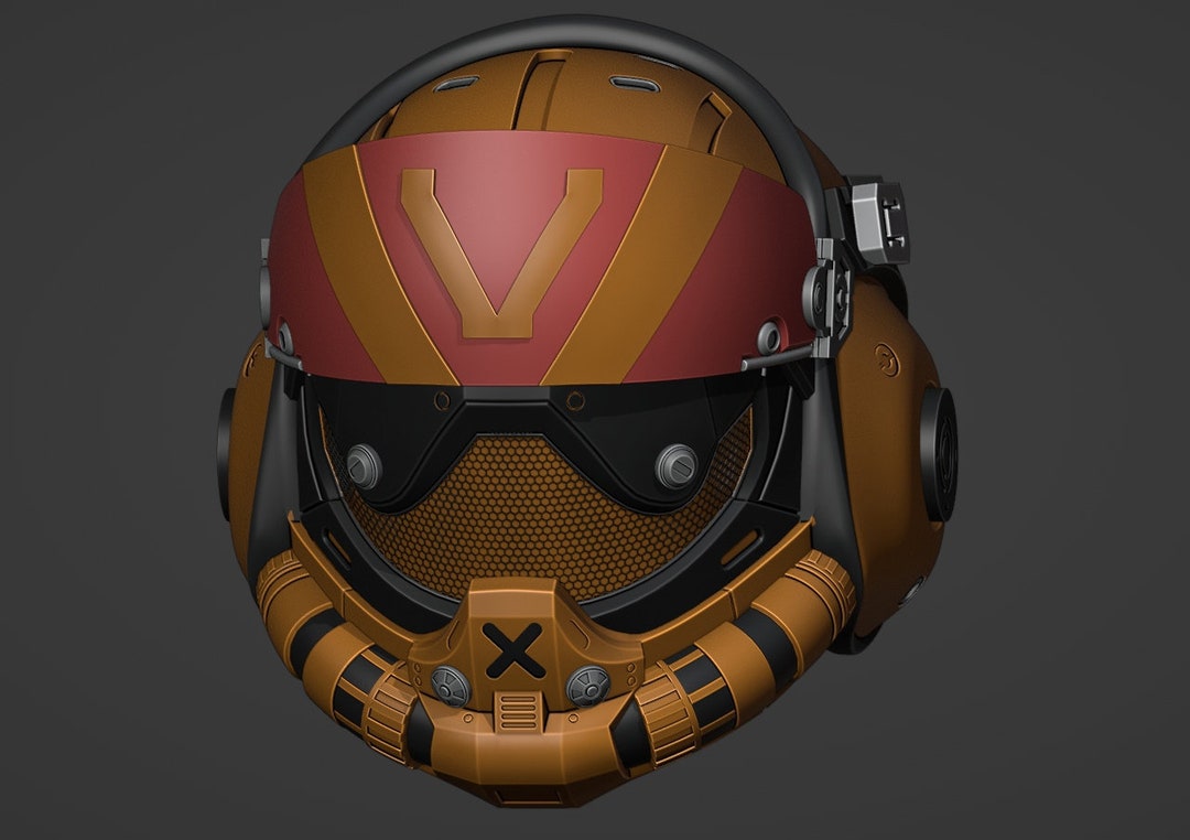 Valkyrie 3d Model Helmet Printable Version STL - Etsy