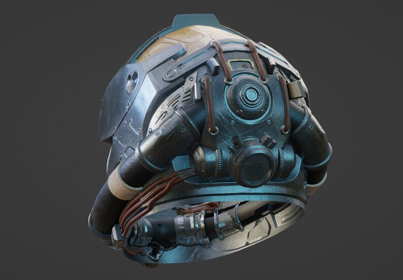 Pirate Helmet Starfield 3d Model NO CUTTING in PARTS - Etsy