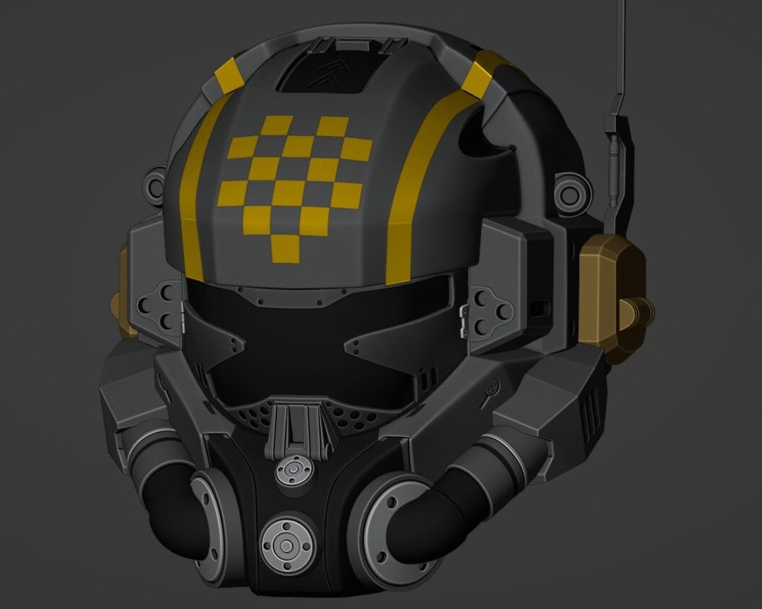 Anderson Helmet Titanfall2 3d Model Printable Version STL - Etsy