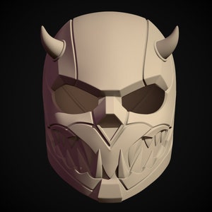 Devil 3d Model Helmet - Etsy