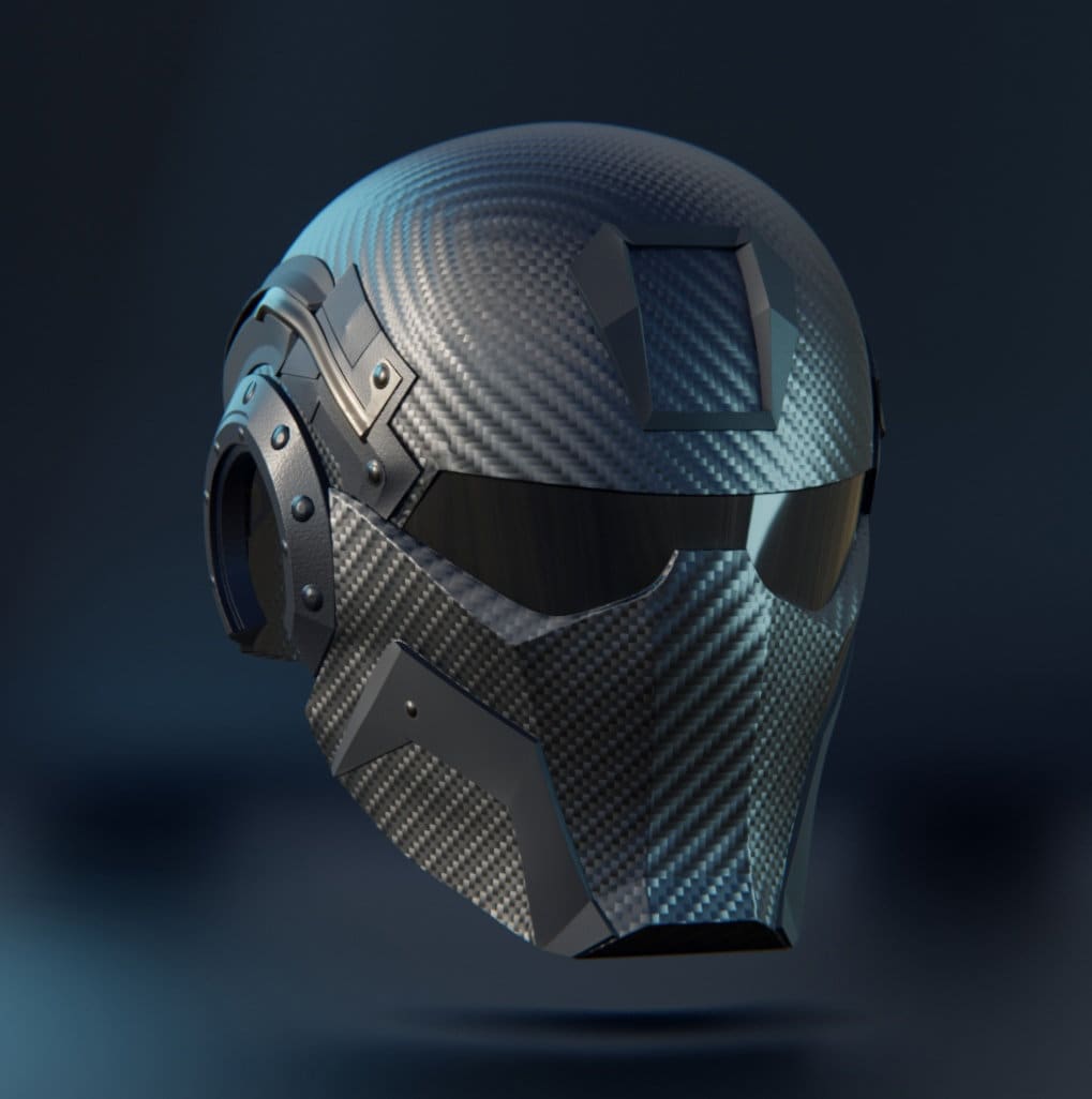 3d Model Helmet exclusive Work of the Neural - Etsy Canada