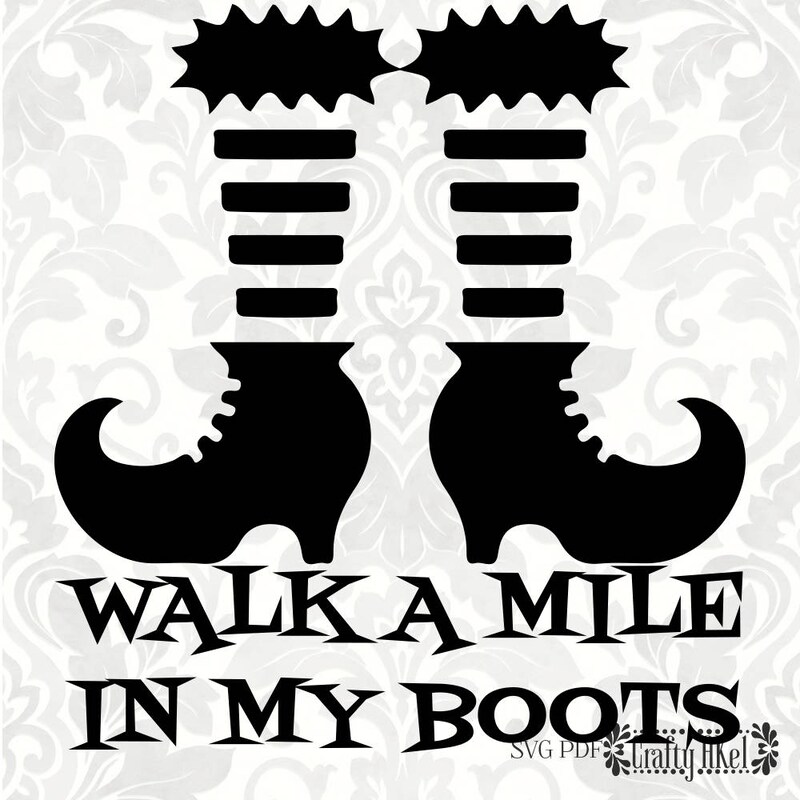 Witch Boots Svg - Etsy