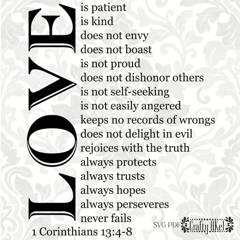 1 Corinthians 13 13 Images - Etsy