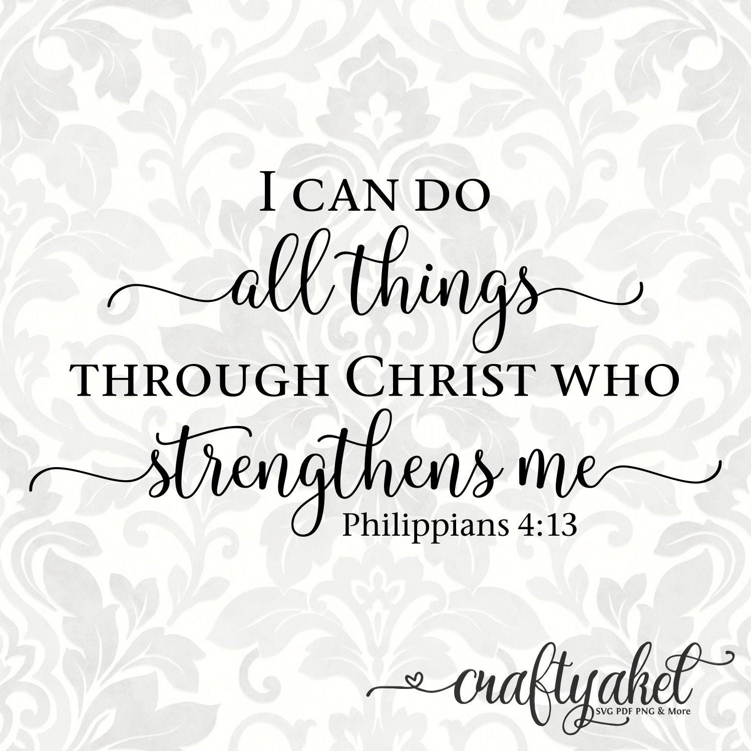 Philippians 4 13 Design