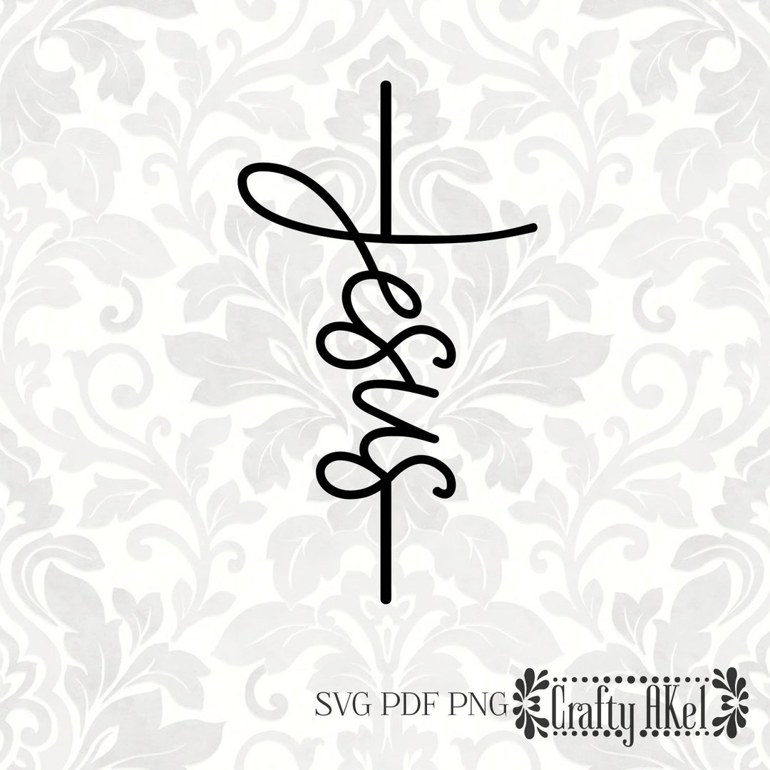 Jesus Cross (SVG, PDF, PNG Digital File Vector Graphic) - Etsy