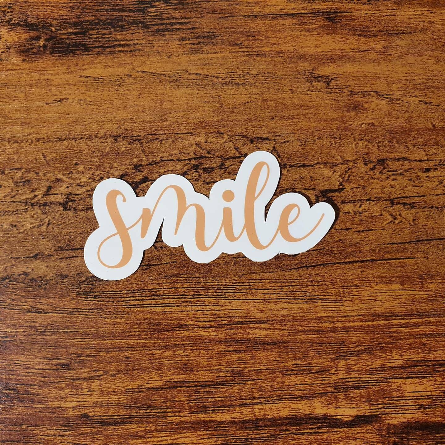 Smile Sticker! - Etsy