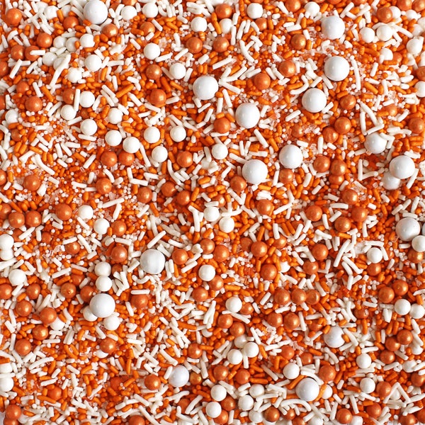 Orange Sprinkles - Etsy