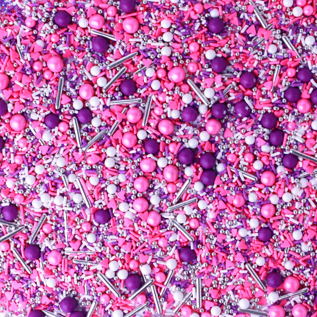 Electric Love Sprinkle Mix Pink and Purple Sprinkles - Etsy