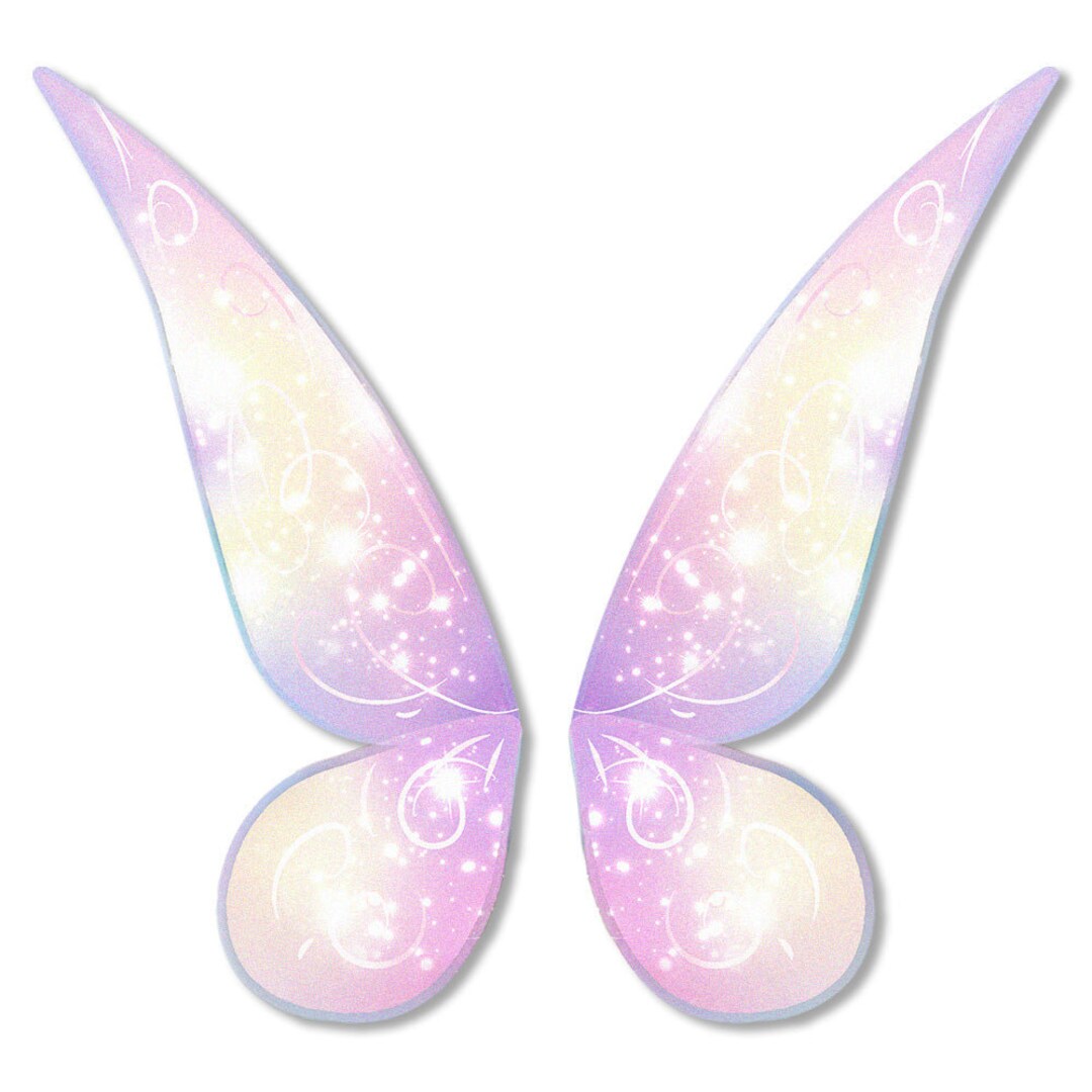 Fairy Wings Edible Cupcake Toppers Purple Cupcake Toppers - Etsy