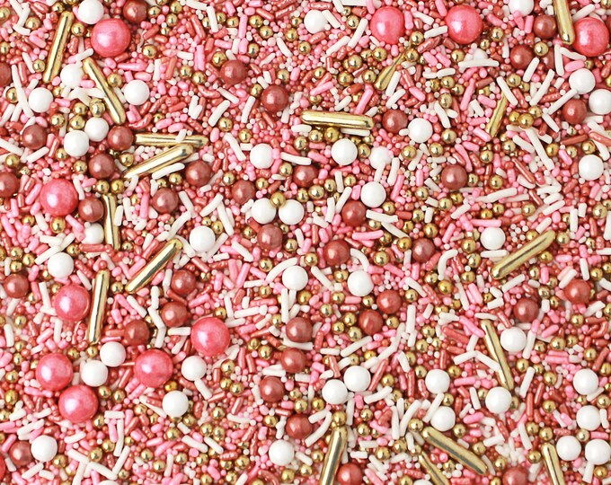 16oz Rose Gold Sprinkles Edible Sequins Party Supplies Cupcake ...