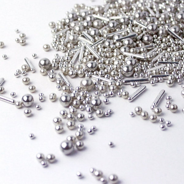 Silver Sprinkles - Etsy