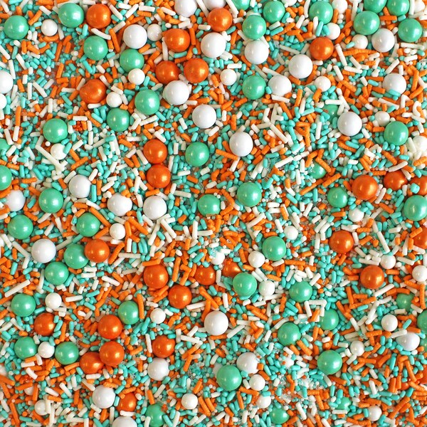 Orange Sprinkles - Etsy