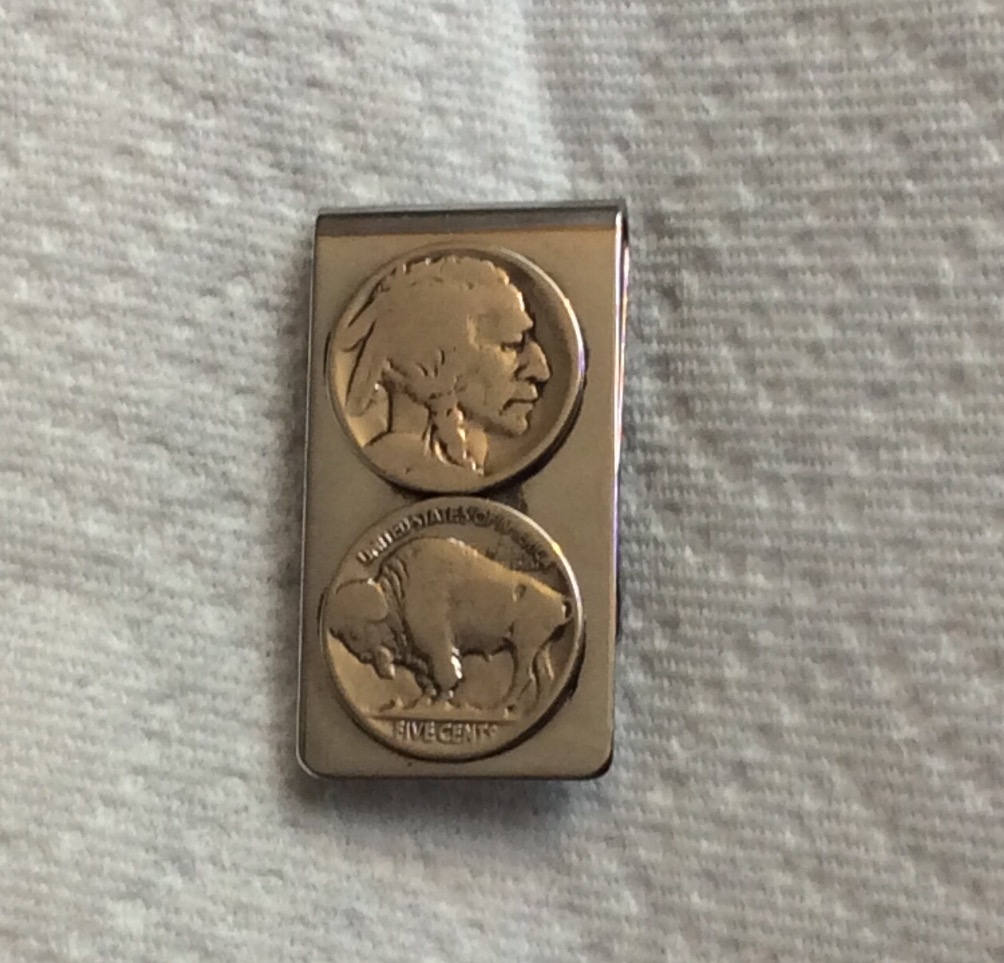 Double Buffalo Nickel Money Clip Free Shipping : - Etsy