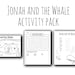 Jonah and the Whale Activity Pack Digital Instant Download JPG and PDF ...