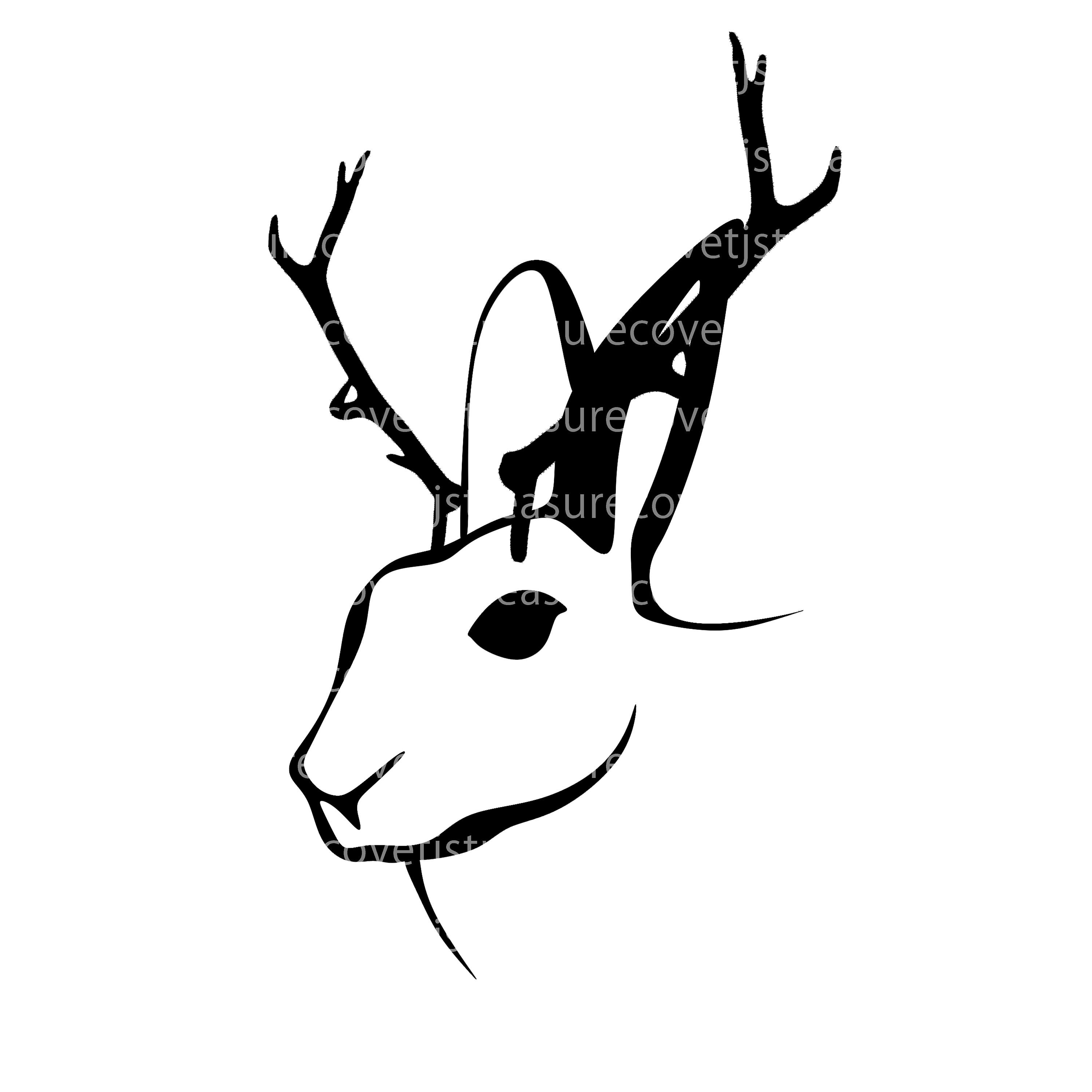 Jackalope SVG File Cut File for Cricut , Digital Download Silhouette ...