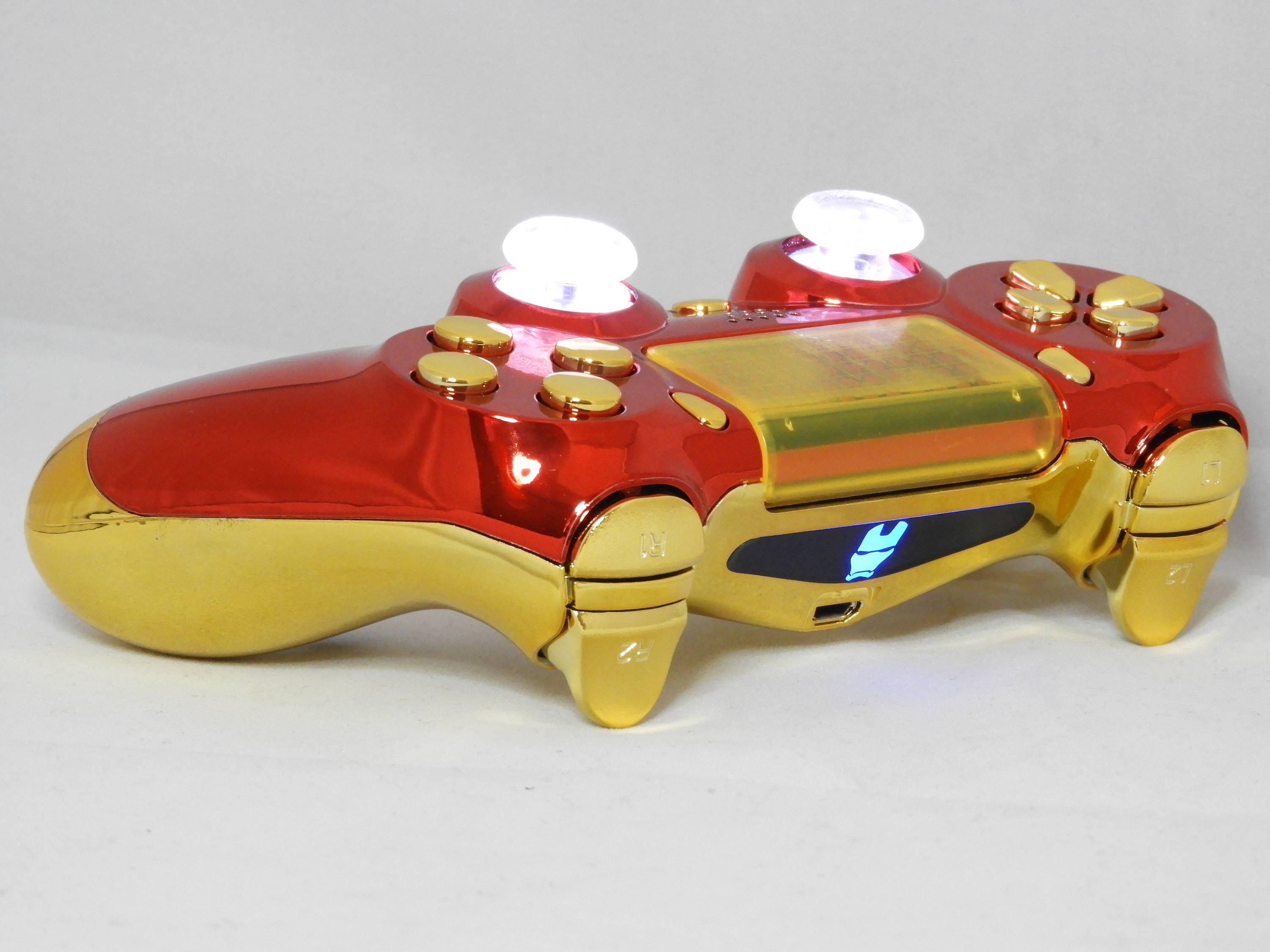 Custom PS4 Controller Ironman Special Edition Gold & Red | Etsy