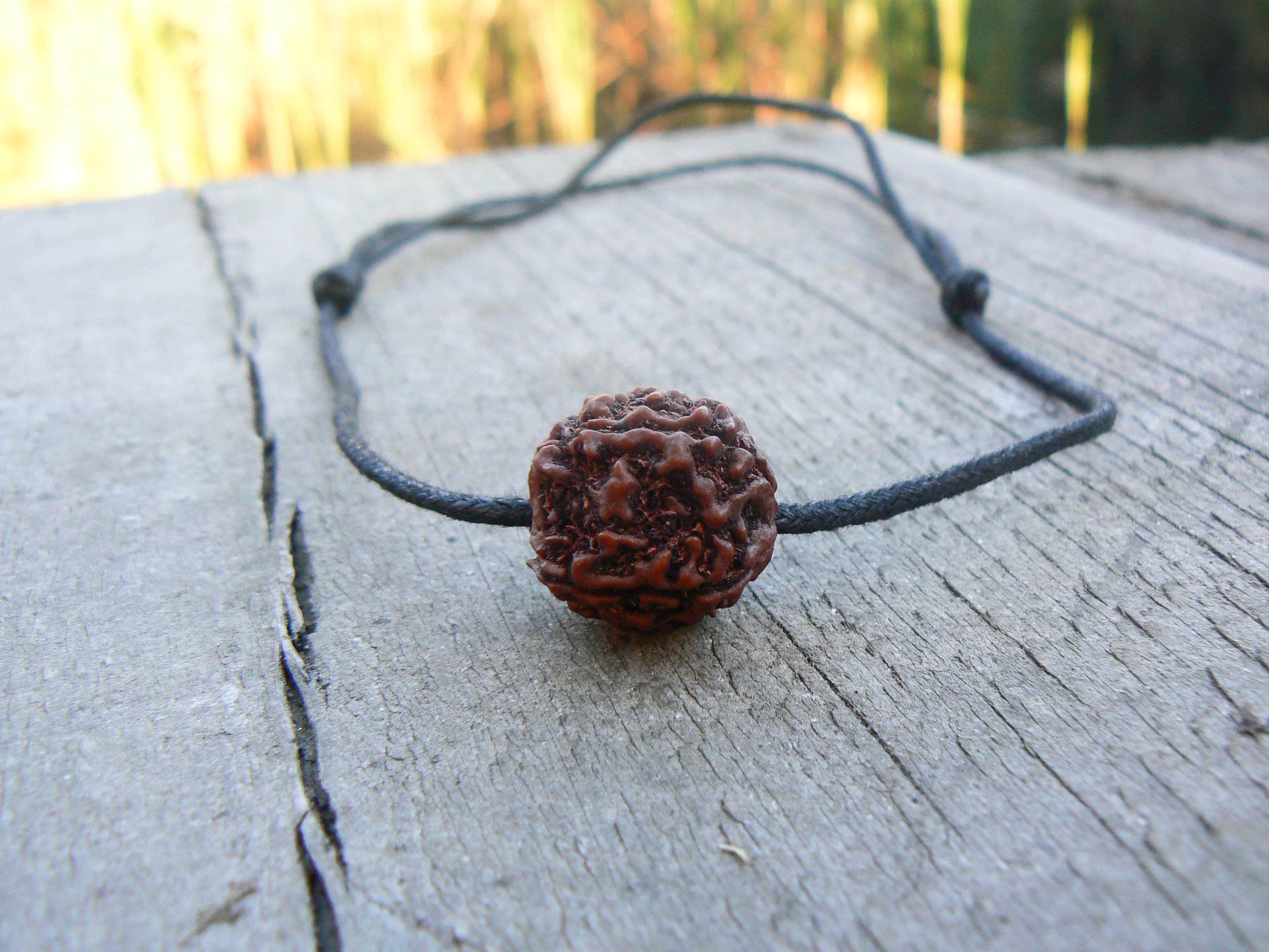 Rudraksha pendant 5 Mukhi Rudraksh mala bead Real Rudraksha | Etsy