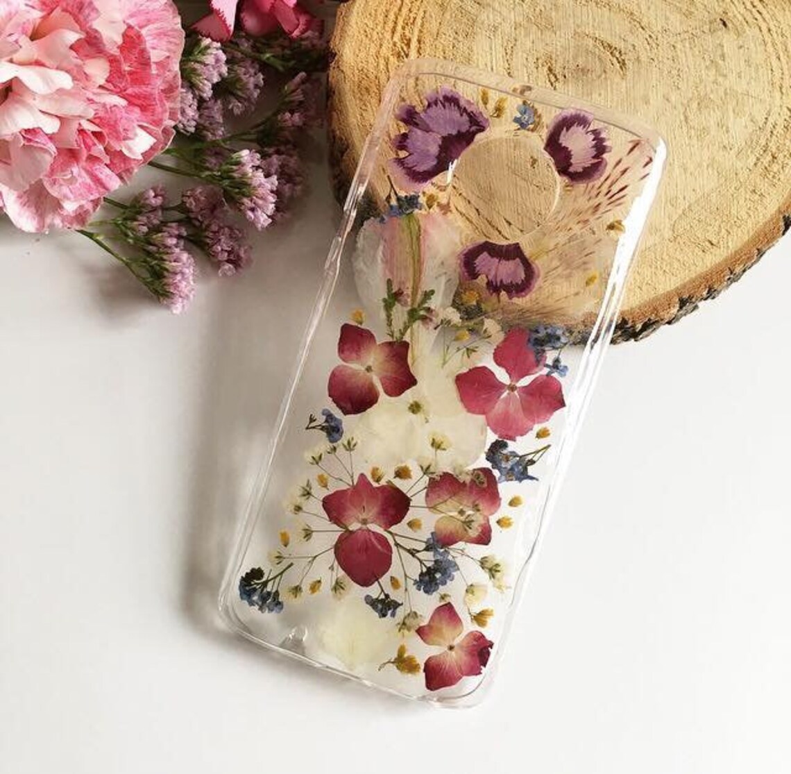 Floral Tango Phone Case Pressed Flower Phone Case iPhone | Etsy