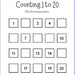 Fill in the Blank Counting Practice Worksheet, Numbers, Learning, Pre-k ...