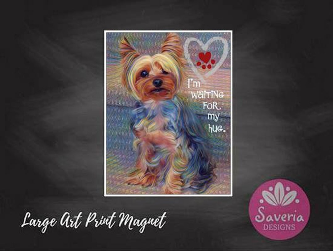 Yorkshire Terrier Magnet Yorkie Gift Yorkie Postcard Print - Etsy