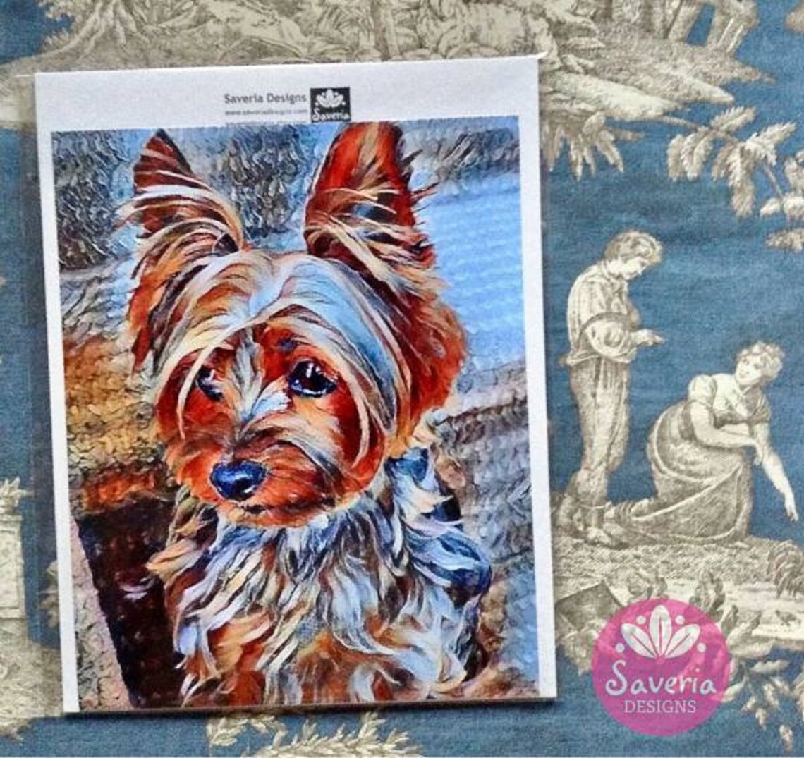 Yorkshire Terrier Wall Art Yorkie Art Print Yorkie Dog | Etsy