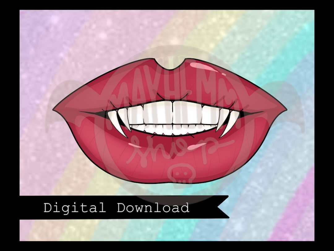Vampire Smile- Digital Download - Etsy