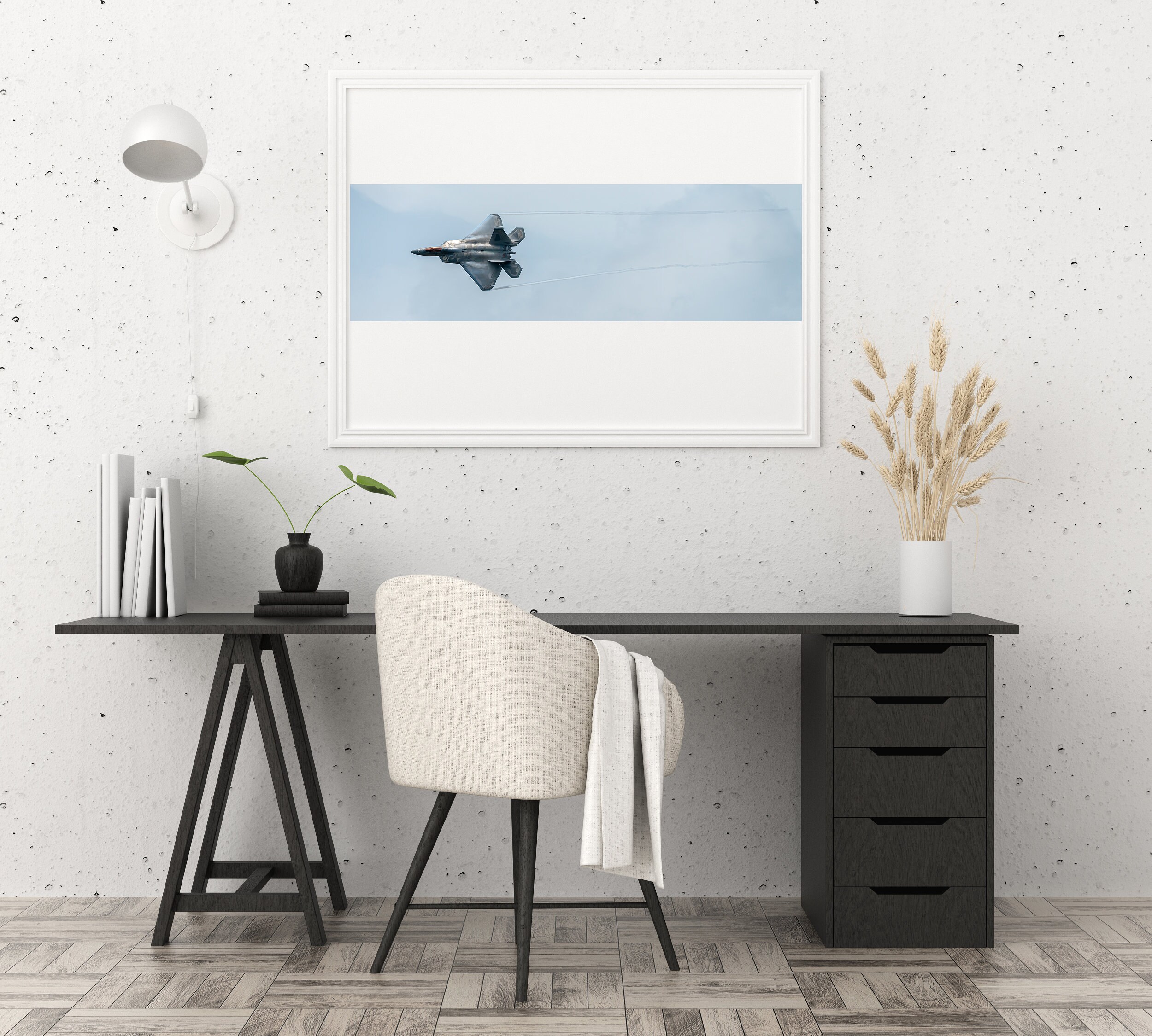 F22 Raptor Flyby Airplane Wall Art Office Decor Art - Etsy