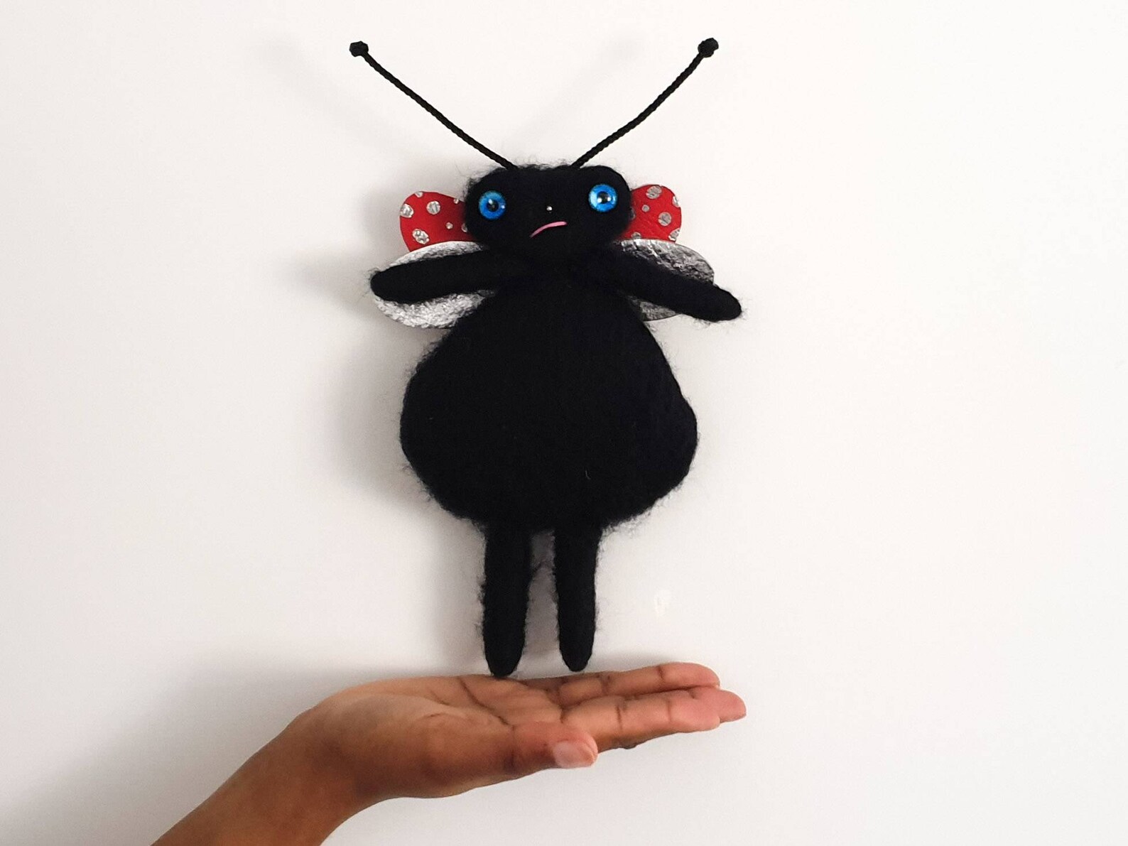 Ladybird. Bug. Beetle. Teddy. Doll. Mohair Wool. Gift. Present. - Etsy