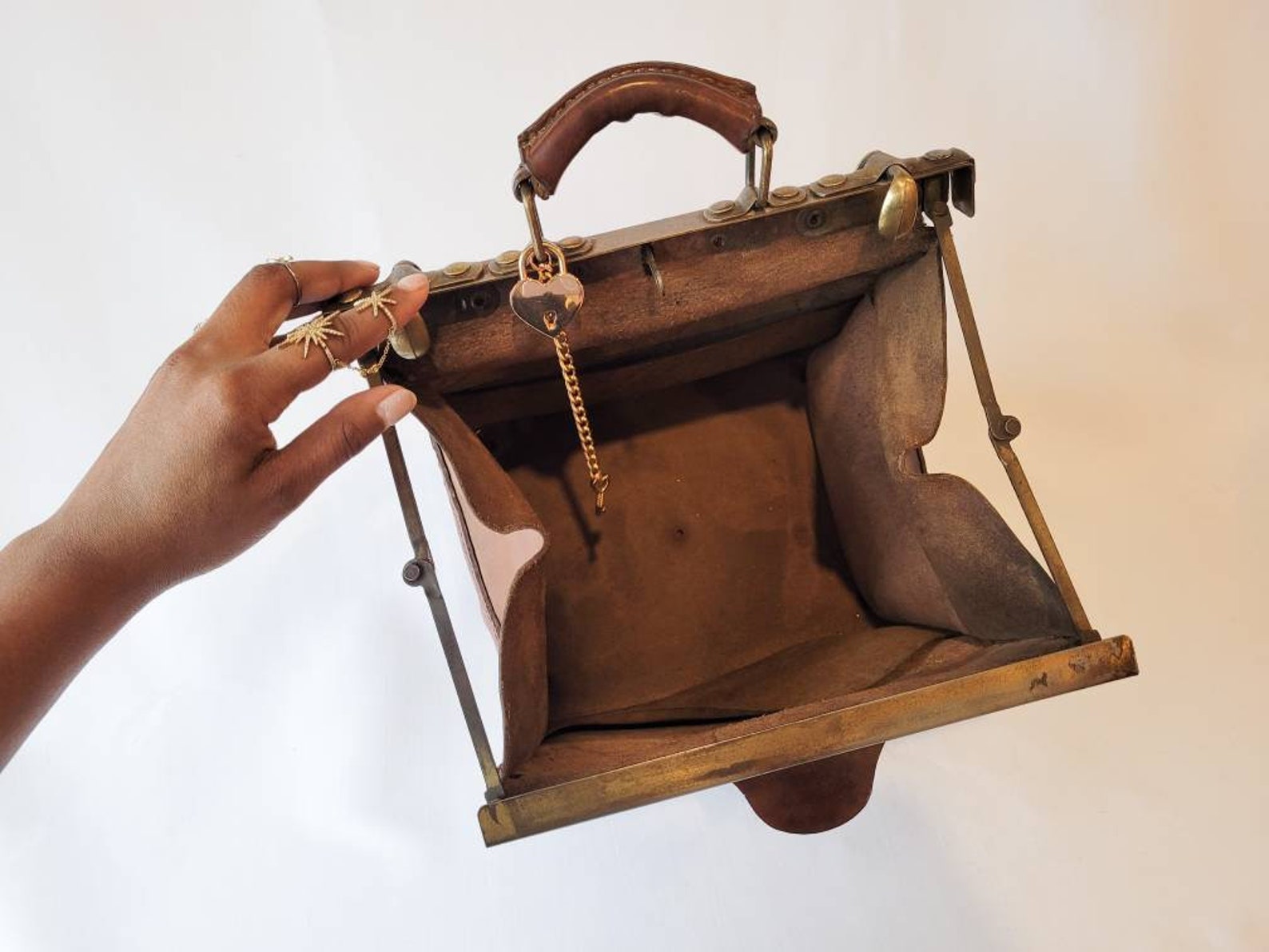 Unique Handbag - Vintage Leather Handbag Purse for Womens/girls ...