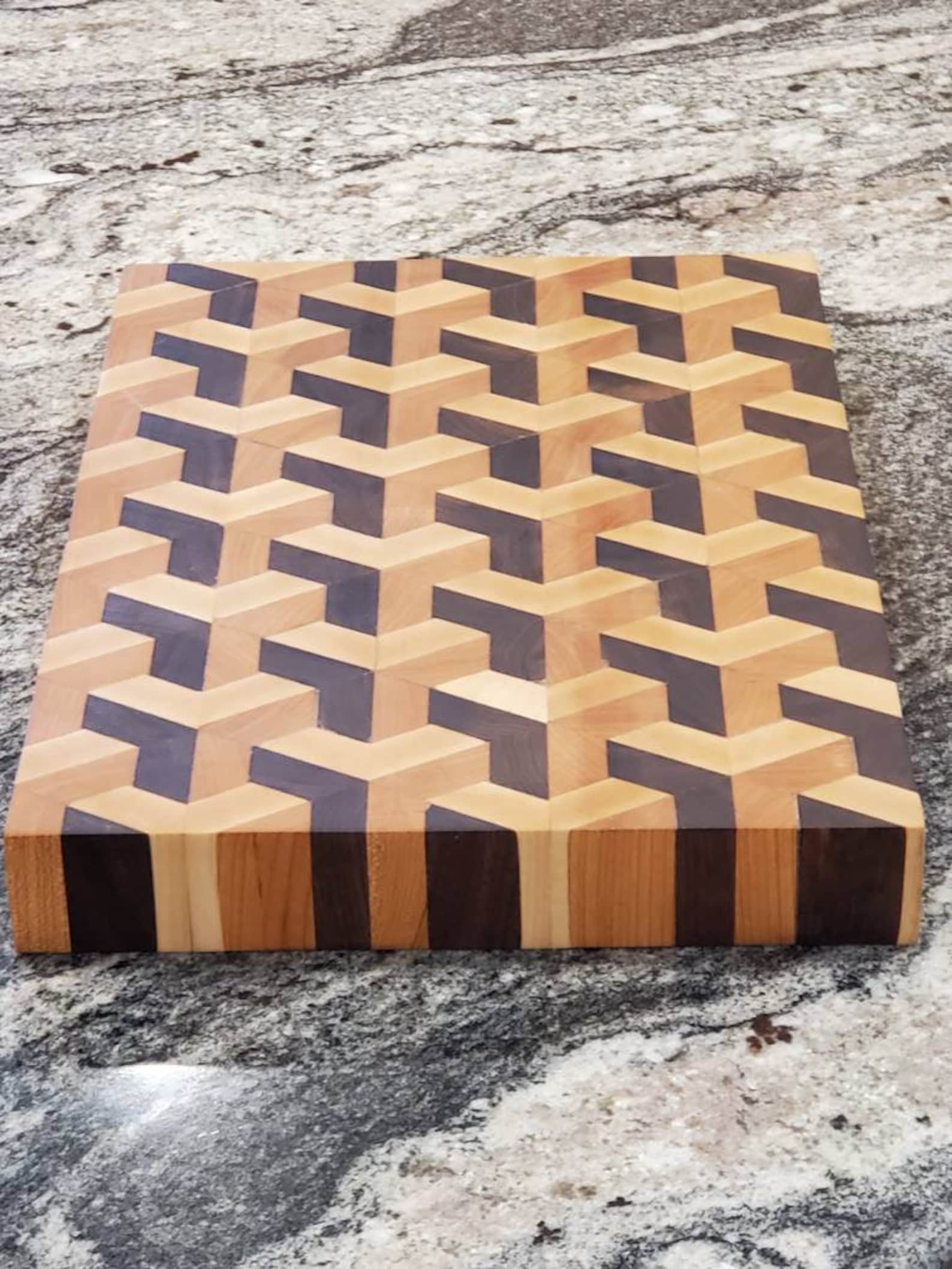 3D Cutting Board Pinwheel Design | Etsy