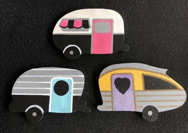 Travel Trailer Magnets for Fridge, Cute Camper Accessories, Glamping ...