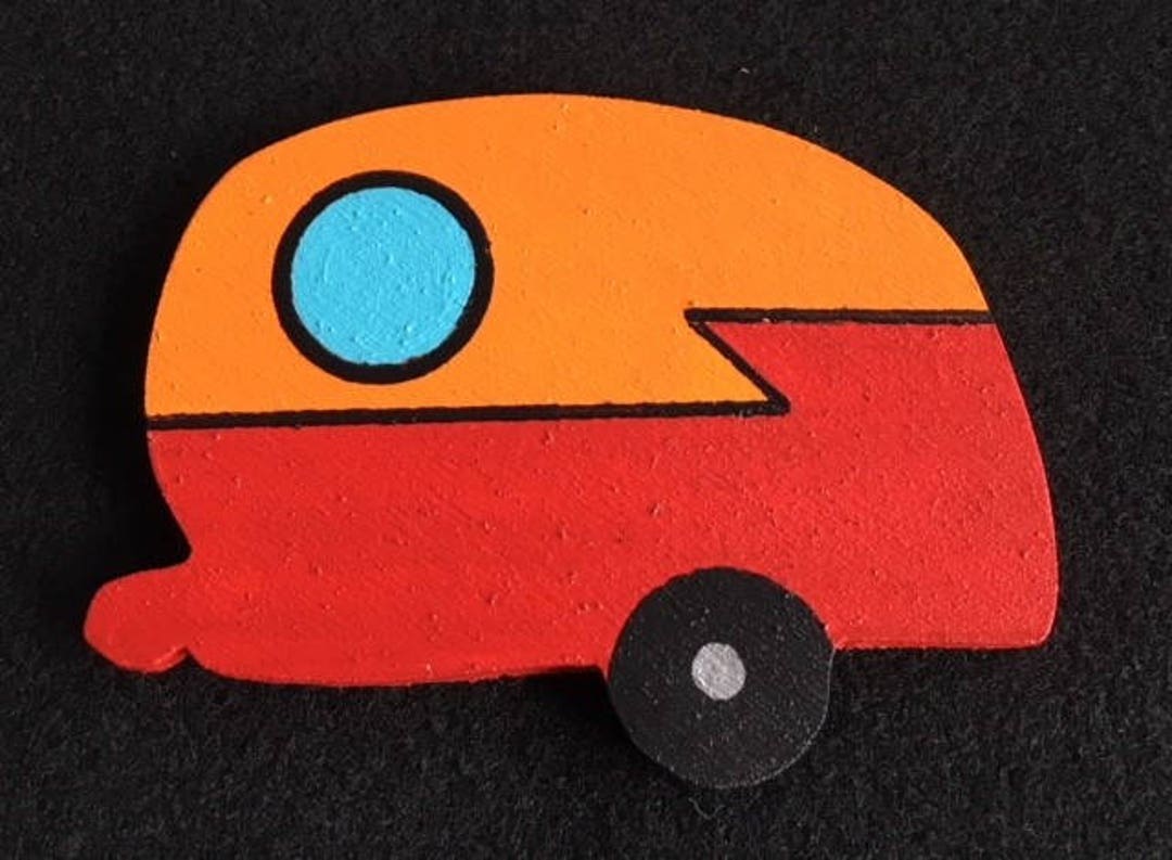 Travel Trailer Magnet for Fridge, Mod Decor, Cute Kitchen Magnets ...