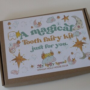 Tooth Fairy Kit for Child / Personalised Pixie Activity Box With First ...