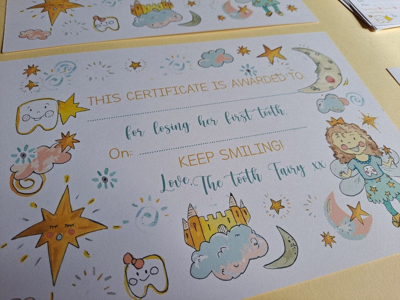 Tooth Fairy Kit for Child / Personalised Pixie Activity Box - Etsy