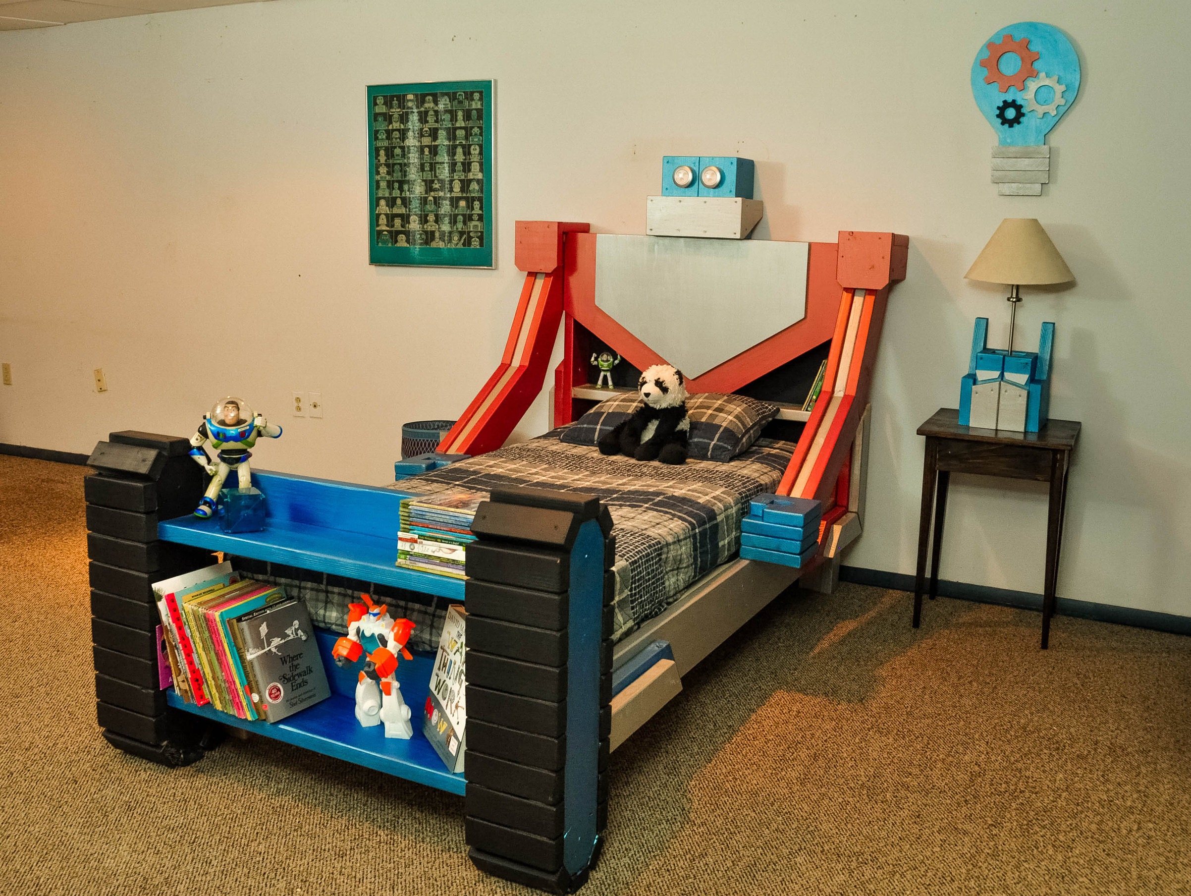Robot Bed PLANS pdf Format Twin Size Kids Superhero - Etsy Canada