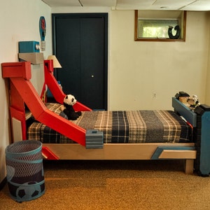 Robot Bed PLANS (pdf Format) - Twin Size - Kids Superhero Bedroom (full ...