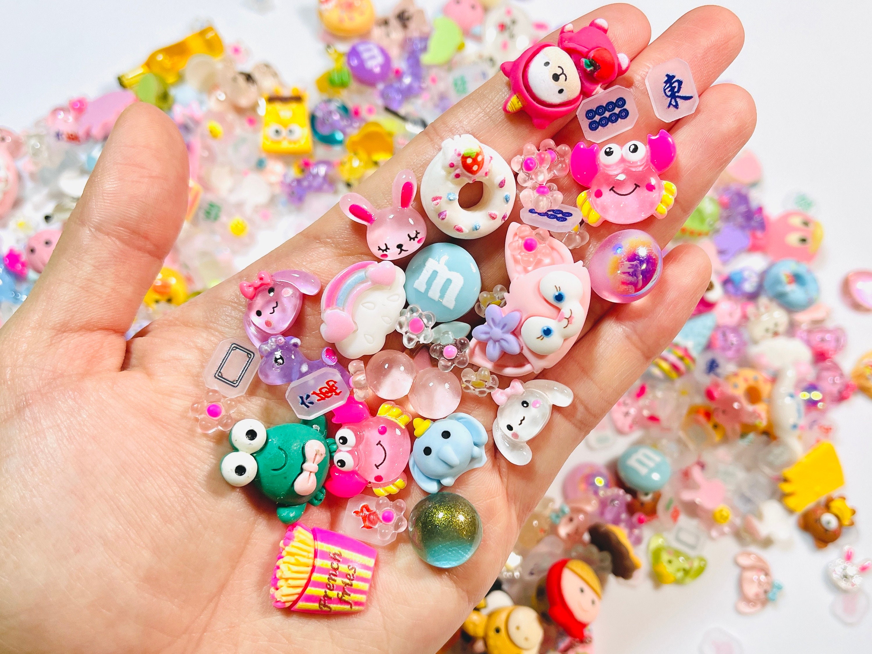 Cute Cartoon Nail Charms - DIY Nail Art, Phone Case Embellishments - Etsy