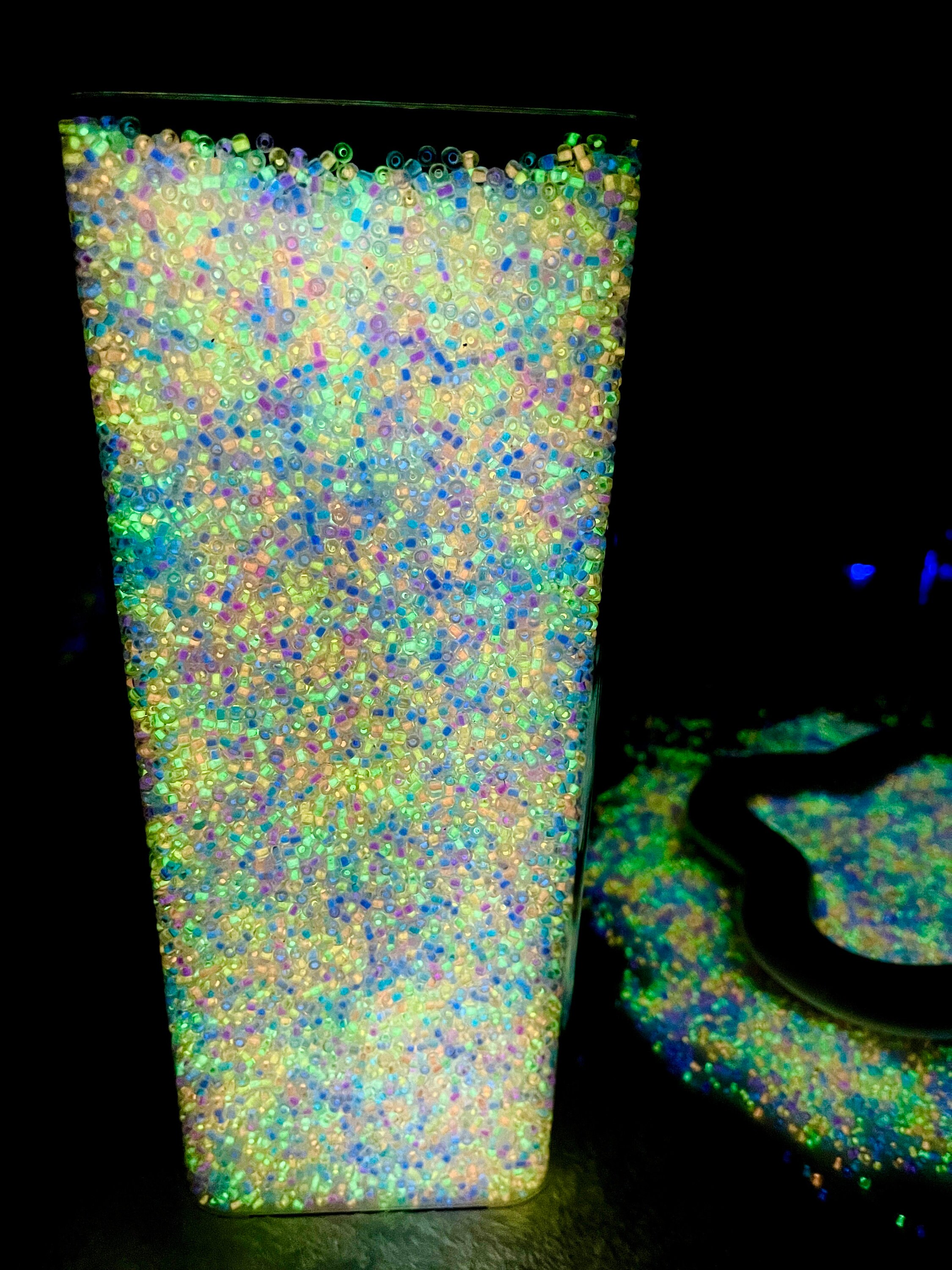 25/50 Ml 2mm Luminous Seed Beads - Glow in the Dark Seed Beads for ...