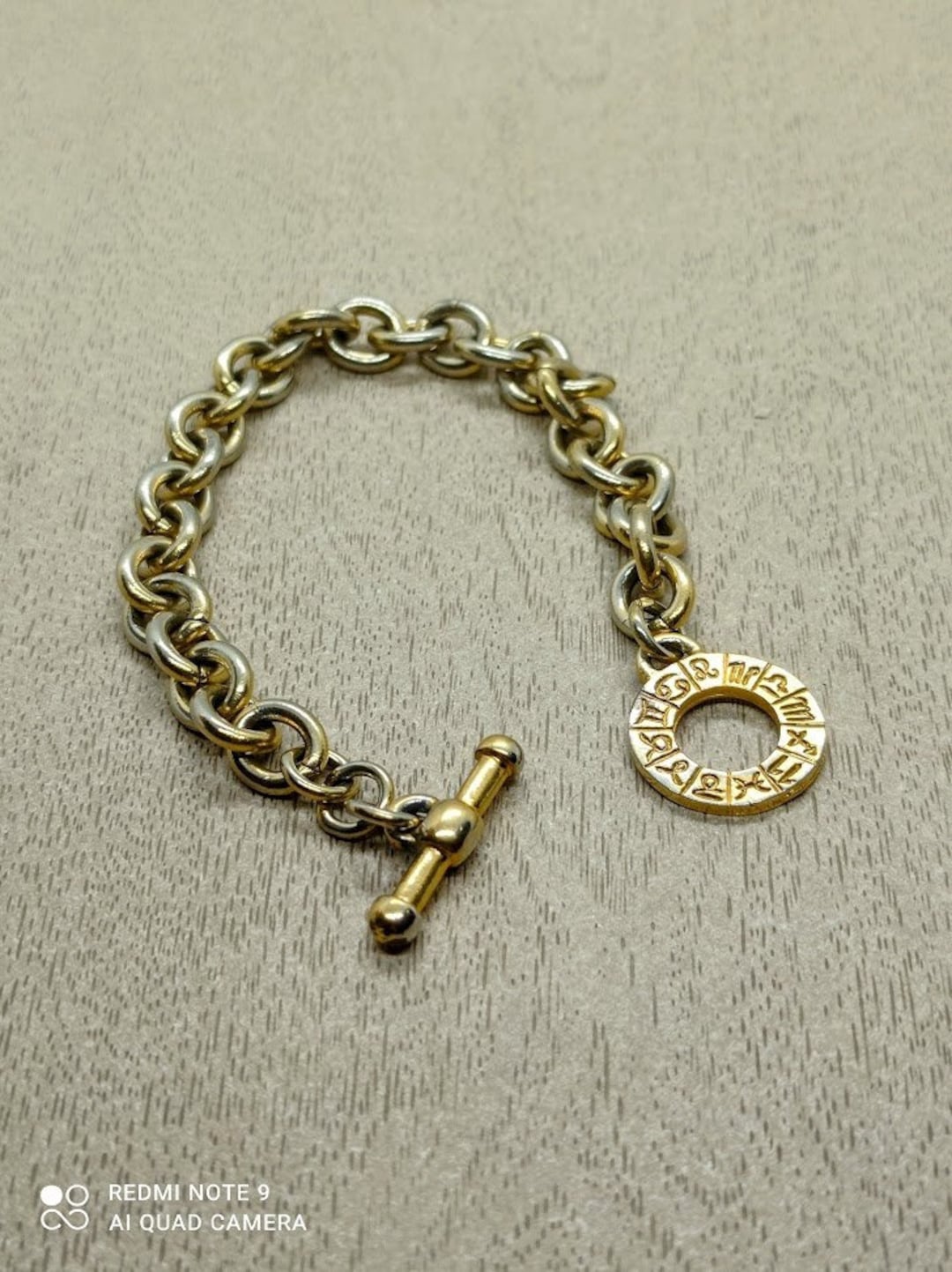 Agatha Paris Vintage 80s Bracelet, Chain Bracelet With Zodiac Signs ...