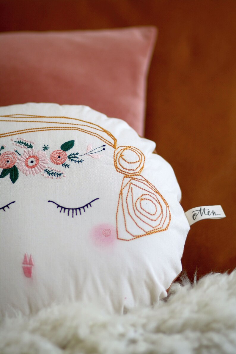 Emily Flower in Wiinblad Style Motif Pillow Decorative | Etsy