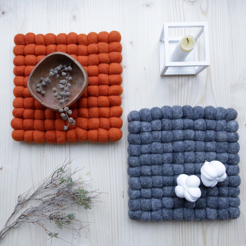 Felt Coasters - Etsy