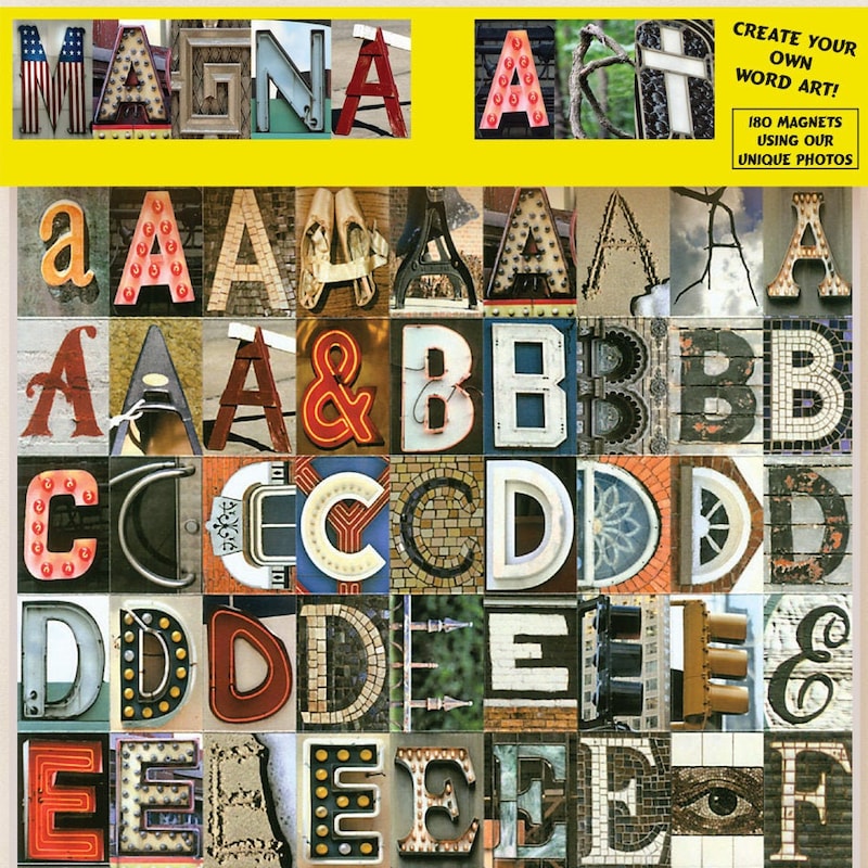 Magnetic Letters - Etsy