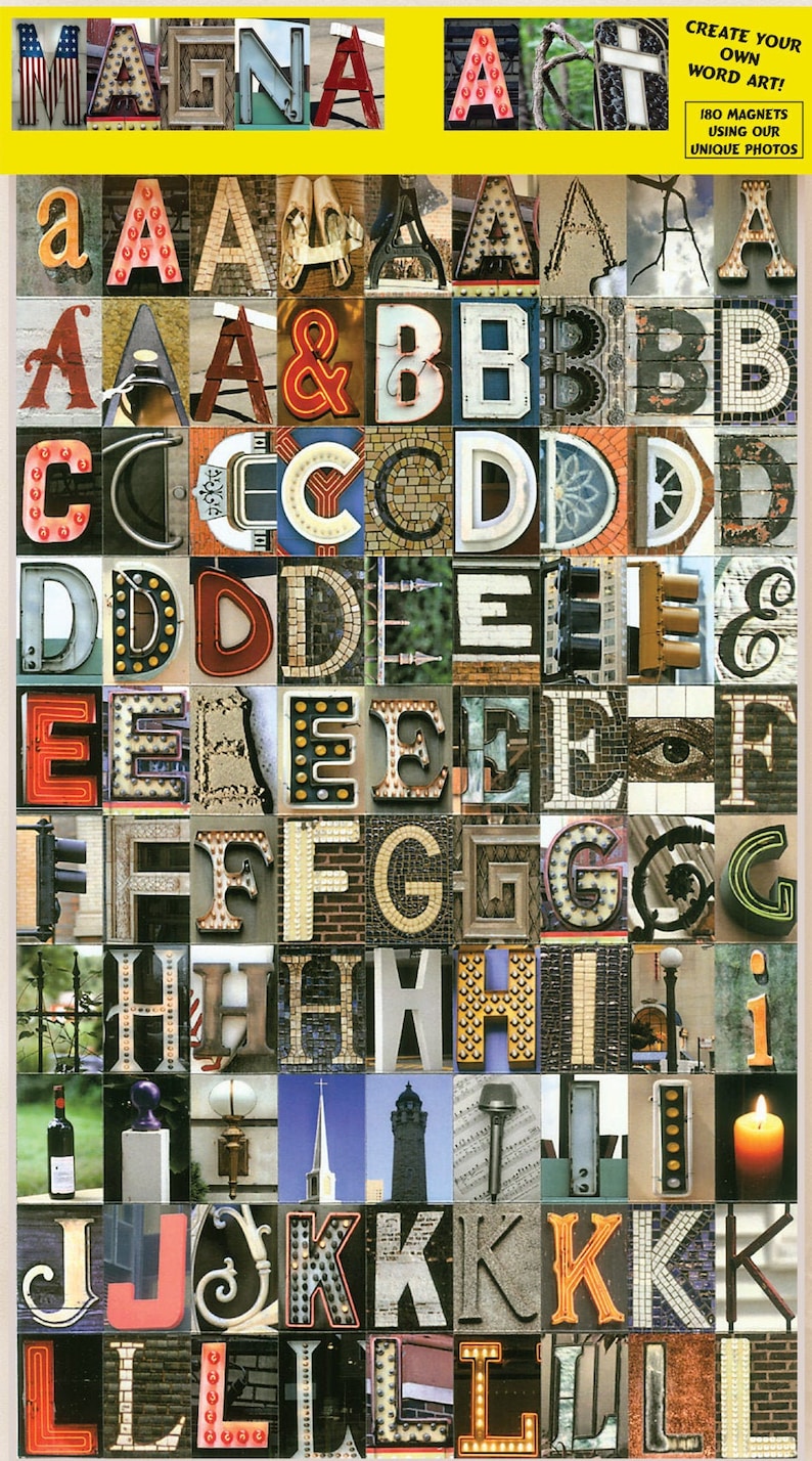 Magnetic Letters by Language Art - Etsy