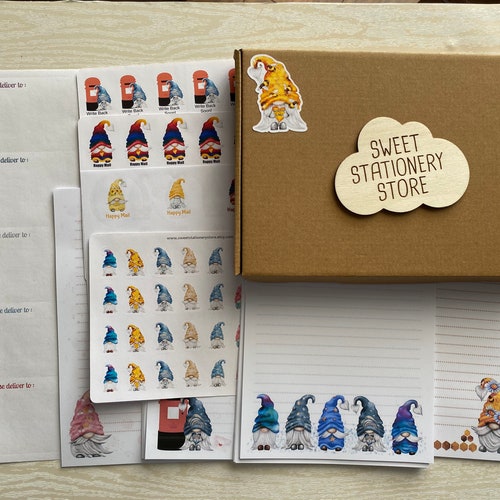 Best Friends Stationery Letter Writing Paper & Stickers Set - Etsy
