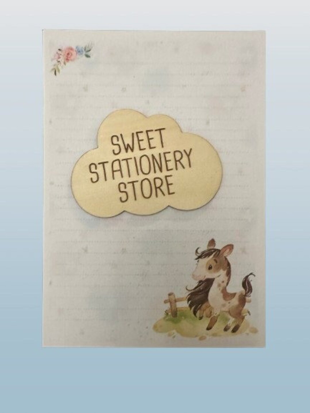 New 2024 Horse Stationery, Letter Writing Paper & Sticker Set - Etsy