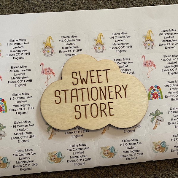 Personalized Address Labels - Etsy UK