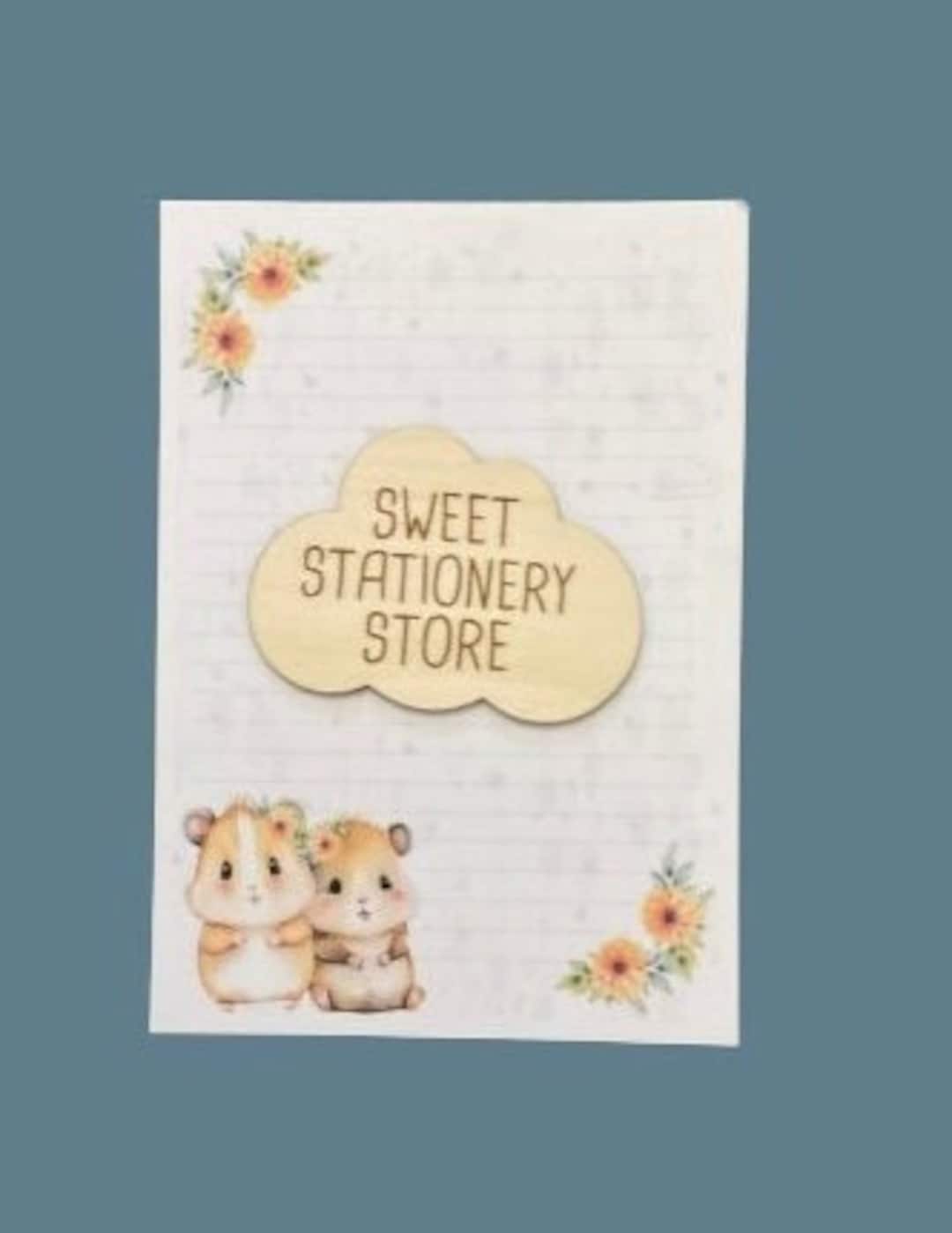 Hamster / Hamsters Stationery, 25 Sheet A5 Letter Writing Paper & 6 ...