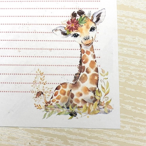 Best Friends Stationery Letter Writing Paper & Stickers Set - Etsy