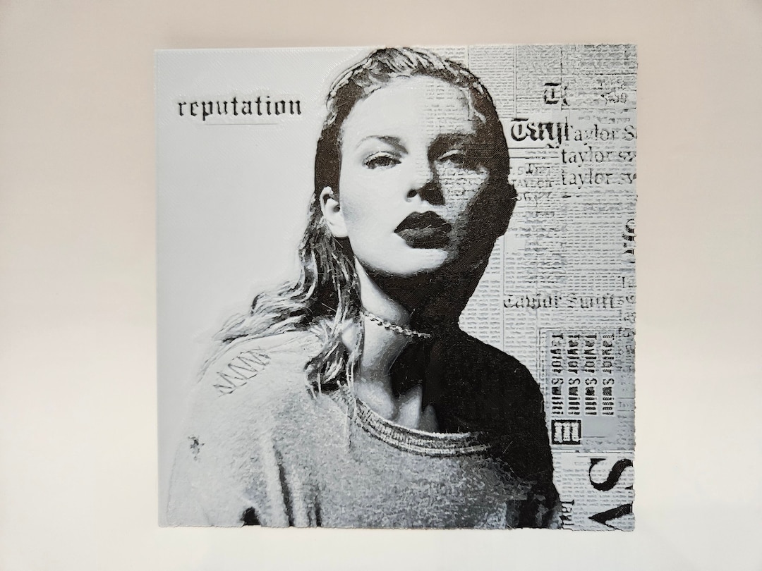 Taylor Swift Reputation Album Art 3D Printed - Etsy