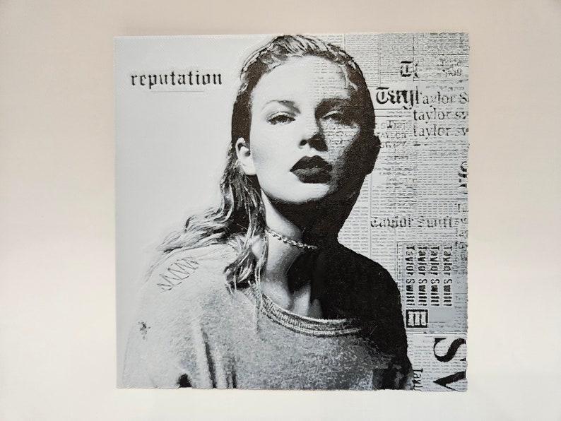 Taylor Swift Reputation Album Art 3D Printed - Etsy